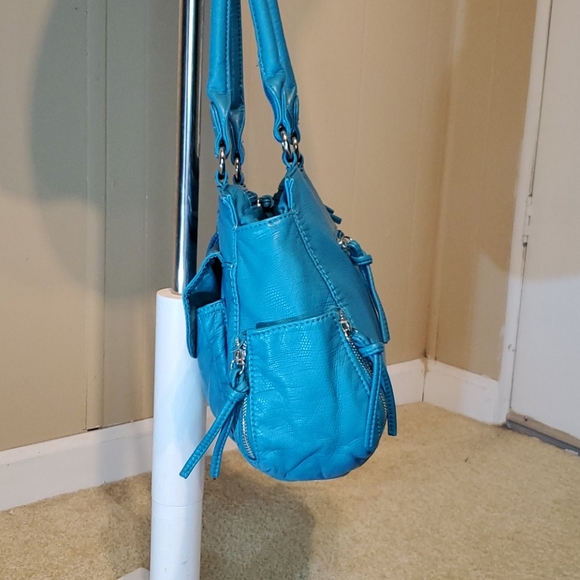 Gal | Bags | Gal Turquoise Pebbled Leather Purse | Poshmark